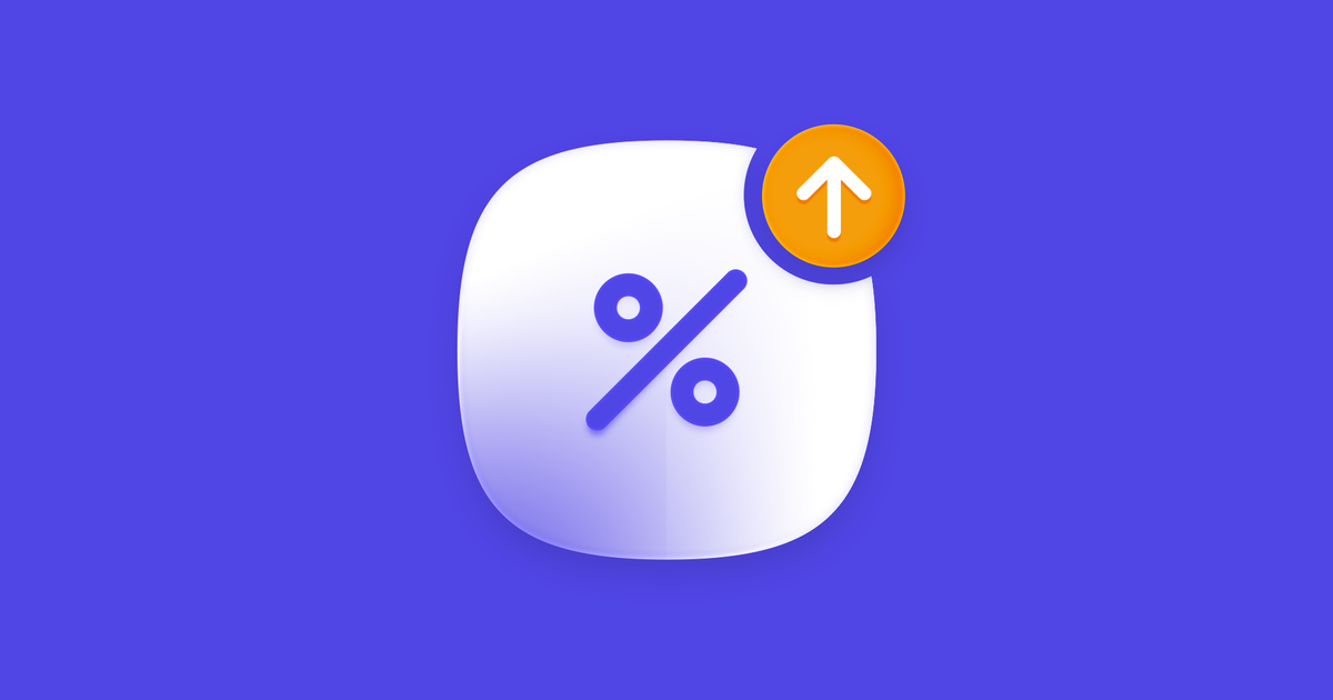 Calculadora de aumento porcentual - Calculator.iO