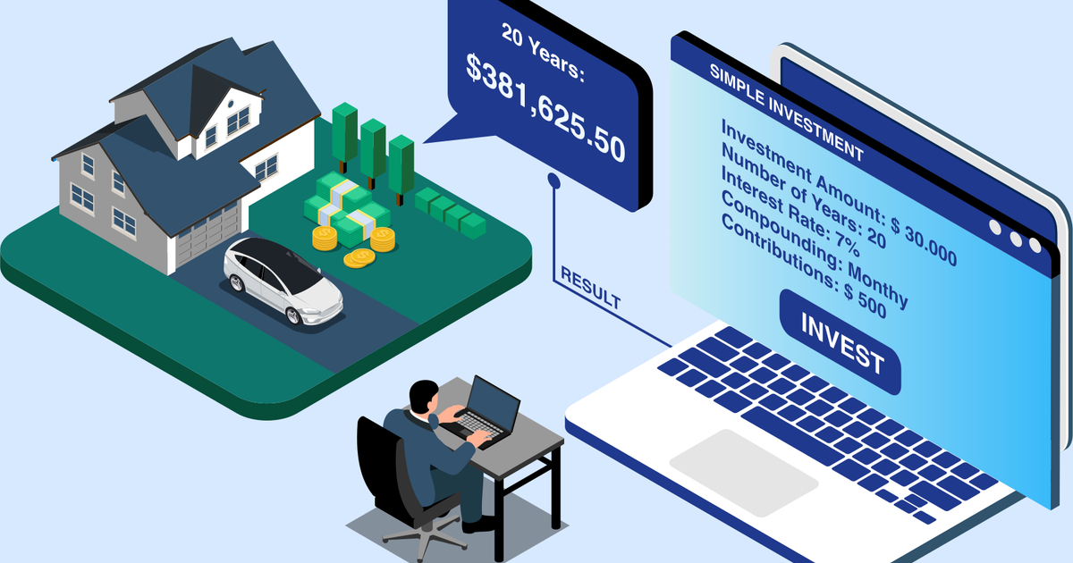 Prosty kalkulator inwestycyjny — Calculator.iO