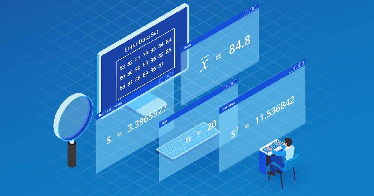 Kalkulator Varians — Calculator.iO